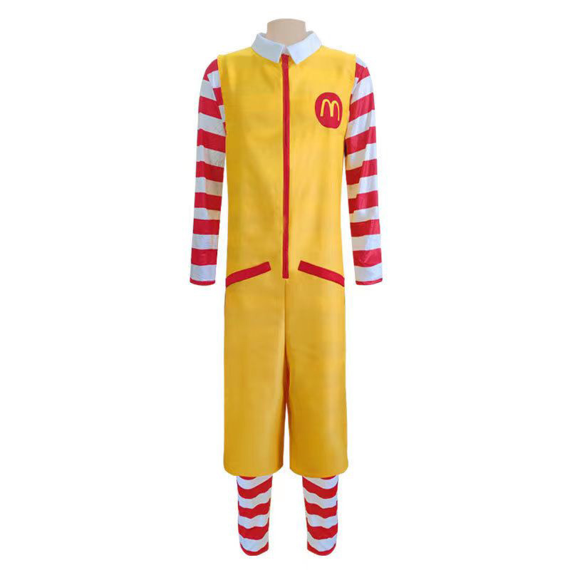 Ronald Mcdonald Costume With Wig - LOASP