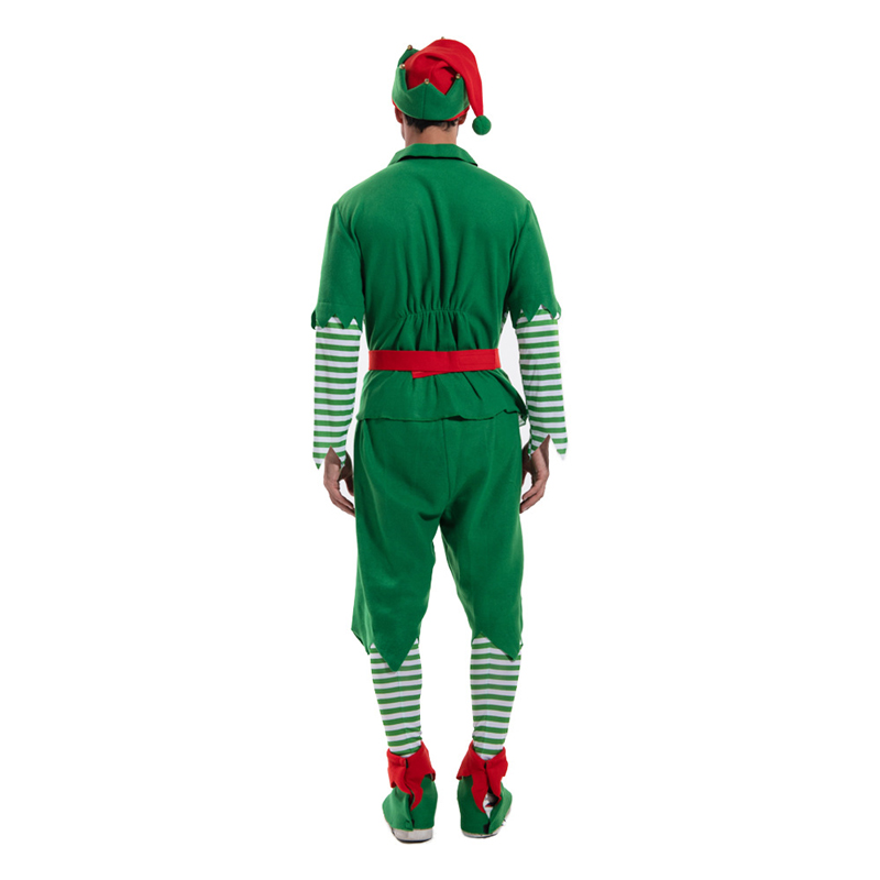 Adult Christmas Happy Elf Costume - LOASP