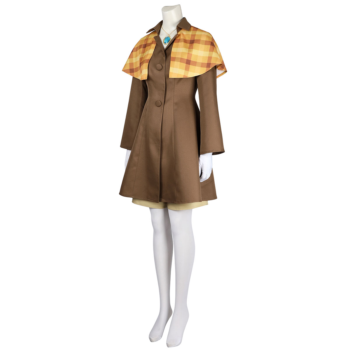Adult Princess Peach Showtime Detective Peach Cosplay Costume - LOASP